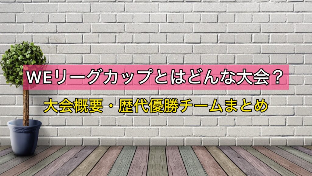 【結果速報‼︎】2024-25 SOMPO WEリーグ【最新順位表・結果まとめ】 | いまの話題ニュース